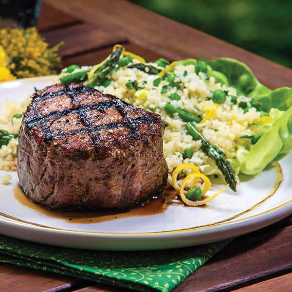 Certified Angus Beef Filet Mignon with Couscous Salad | Recipe | Search ...