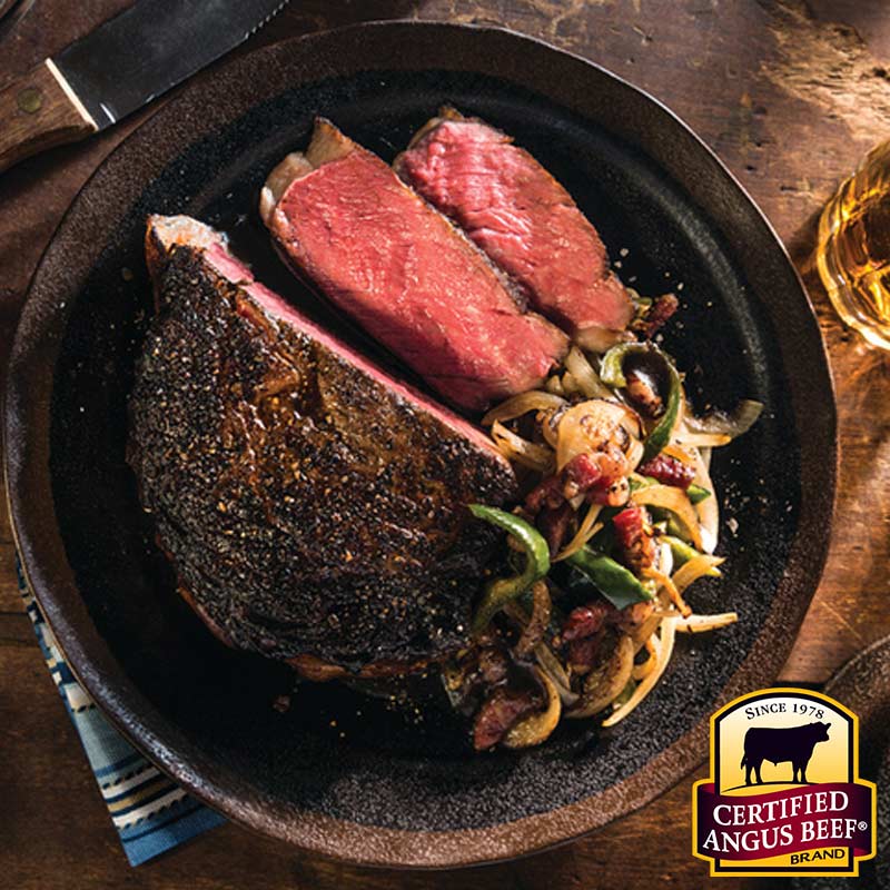 Cast Iron Charred Ribeye with Bacon, Whiskey Onions and H... | Recipe ...