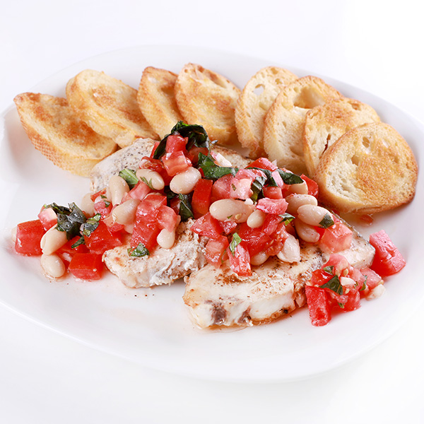 Dish In A Dash: Pan Seared Swordfish with Tomato and Whit... | Recipe ...