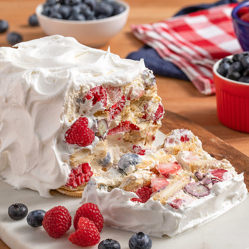 Red-White-and-Blue Icebox Cake | Recipe | Search | Food City