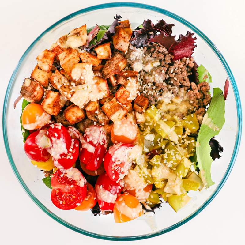 Dish In A Dash: Burger Salad | Recipe | Search | Food City